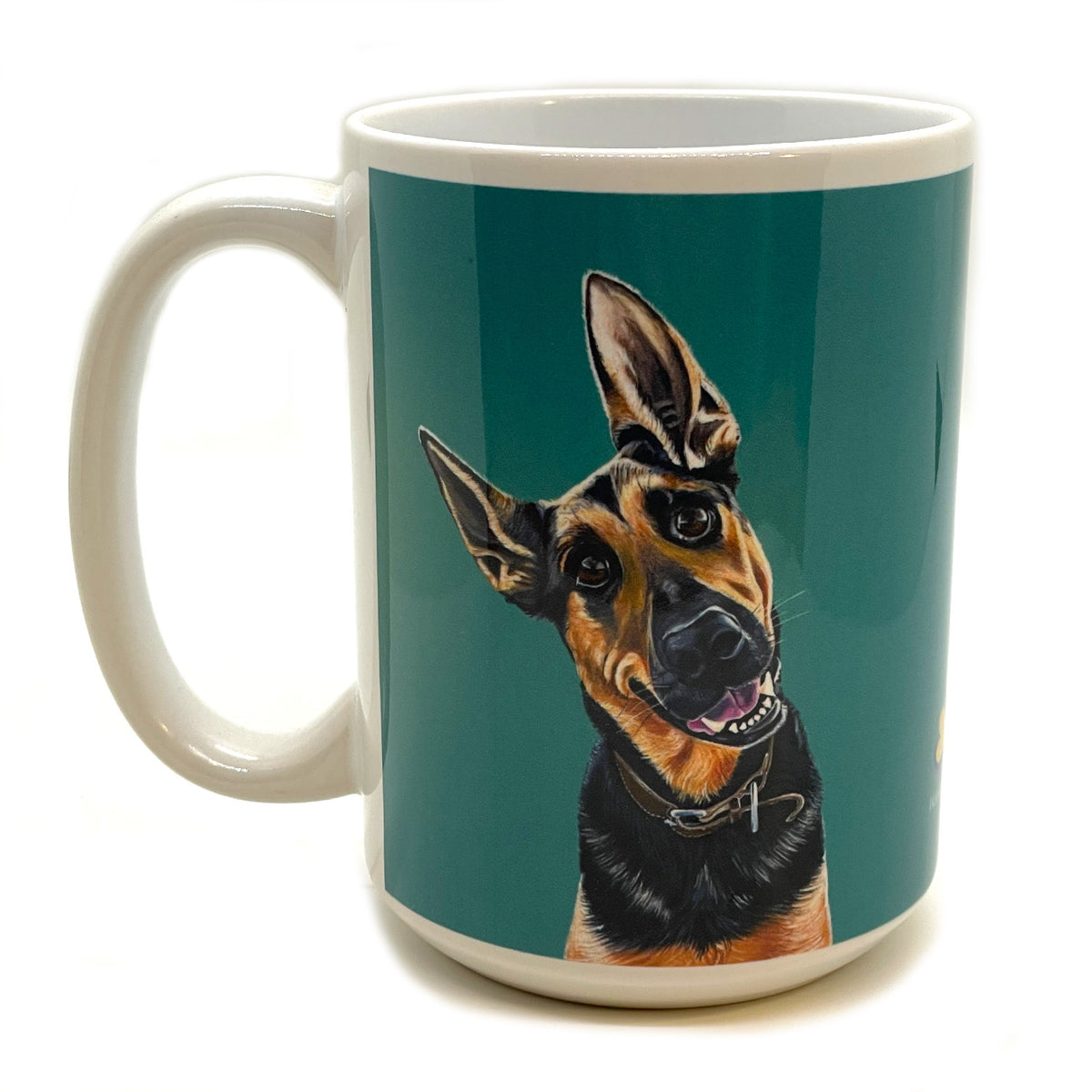 German Shepherd Mug – Ranger – Woollybear Travels
